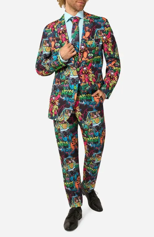 Opposuits X Scooby-doo Slim Fit Two-piece Suit & Tie Set