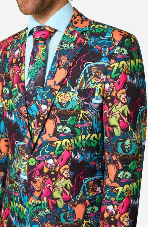 Opposuits X Scooby-doo Slim Fit Two-piece Suit & Tie Set