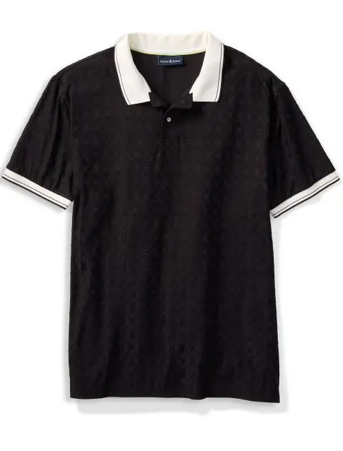 Psycho Bunny Big & Tall Garry Jacquard Polo Shirt