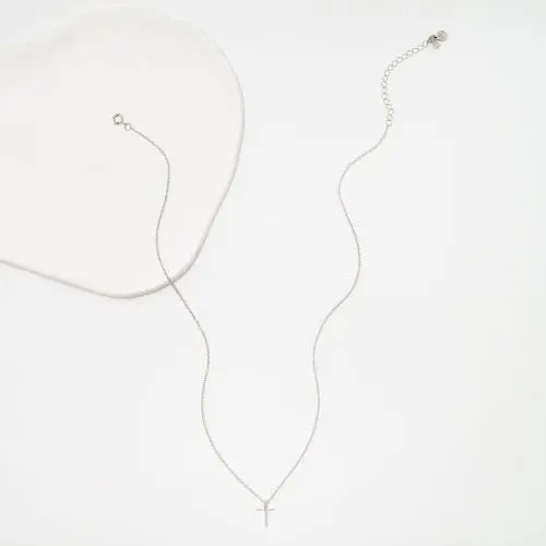 STARFISH PROJECT Faithful Sterling Classic Cross Necklace