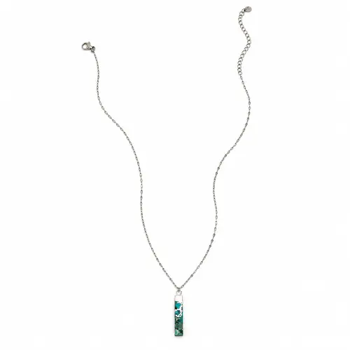 STARFISH PROJECT Brayden Turquoise Pendant Necklace - Silver/turquoise