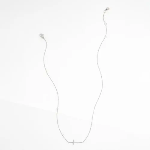 STARFISH PROJECT Radiant Cross Necklace - Silver