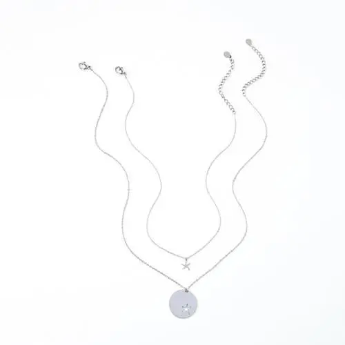 STARFISH PROJECT Community Starfish Pendant Necklace Set - Silver