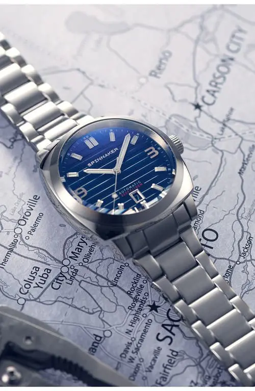 SPINNAKER Hull Riviera Automatic Bracelet Watch - Blue