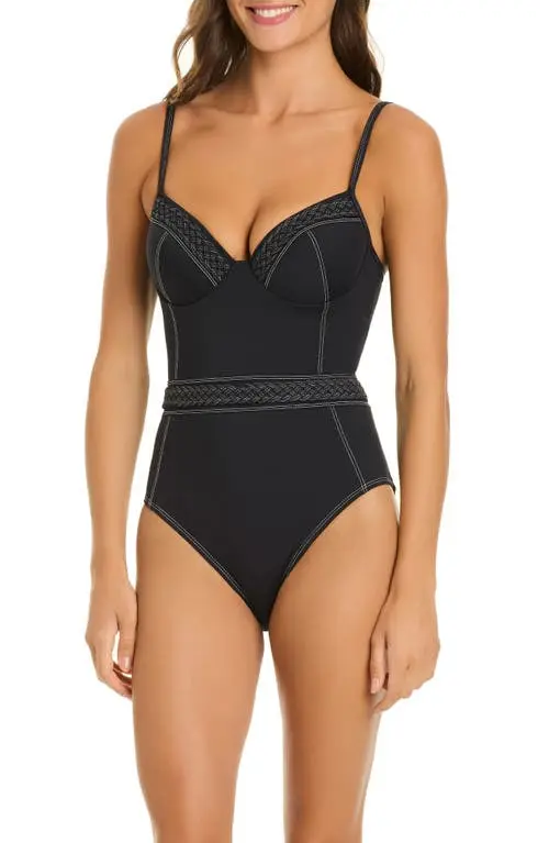 BLEU BY ROD BEATTIE One-piece Underwire Swimsuit - Black