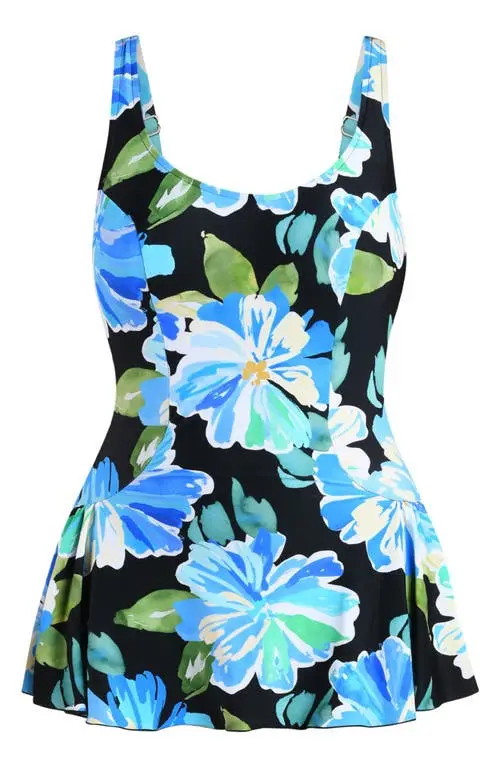 MAXINE OF HOLLYWOOD Belize Breeze Full Coverage One-piece Swimdress