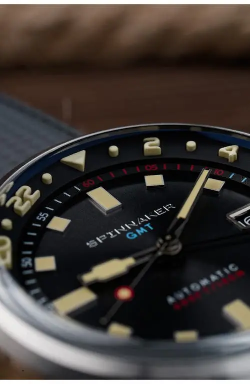 SPINNAKER Bradner Gmt Automatic Bracelet Watch - Grey
