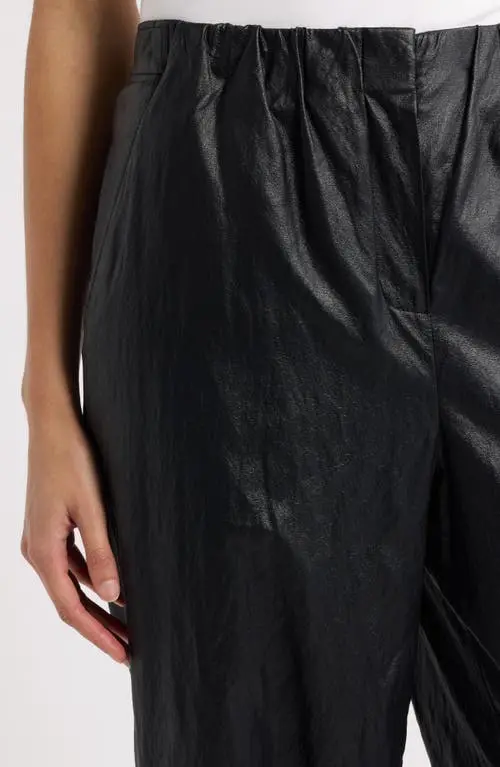 Kobi Halperin Cooper Faux Leather High Waist Ankle Pants