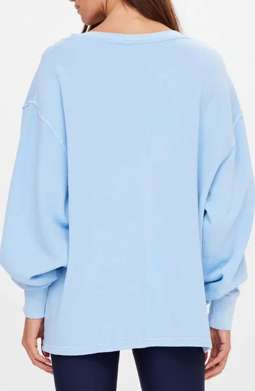 The Upside Lou V-neck Organic Cotton Sweater