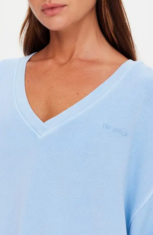 The Upside Lou V-neck Organic Cotton Sweater