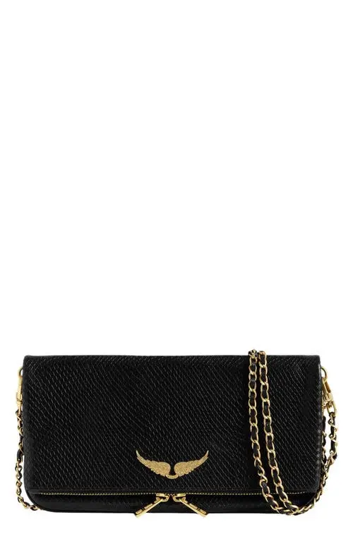 Zadig&Voltaire Rock Soft Wild Leather Crossbody Bag