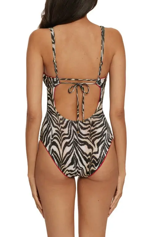 BECCA By Rebecca Virtue Plunge One-piece Swimsuit