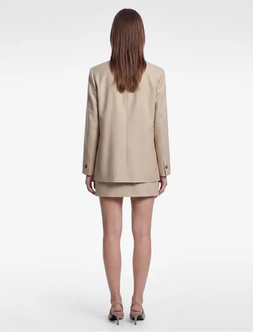 Koton Notched Collar Tailored Double-breasted Blazer