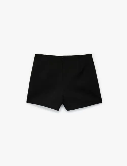 Koton Slim Draped Wrap Mini Skort