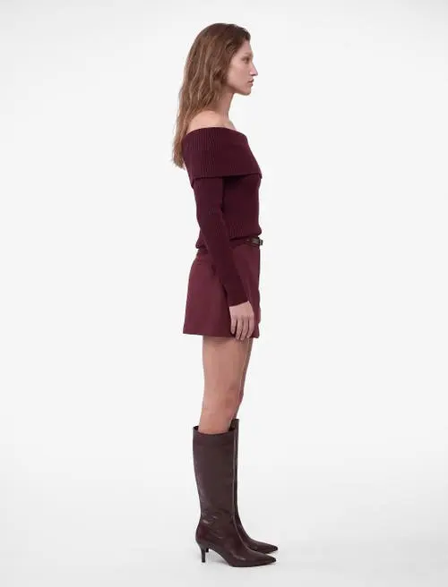 Koton Slim Fit A-line Mini Skort With Belt