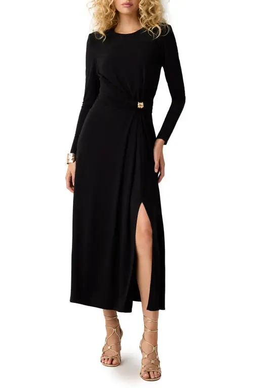Ramy Brook Piper Long Sleeve Maxi Dress - Black