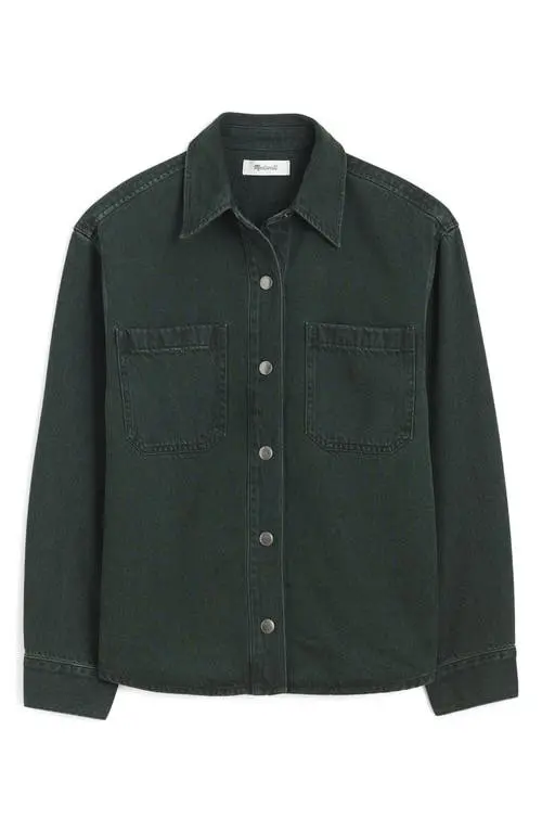 Madewell Shirt Jacket In Airy Denim