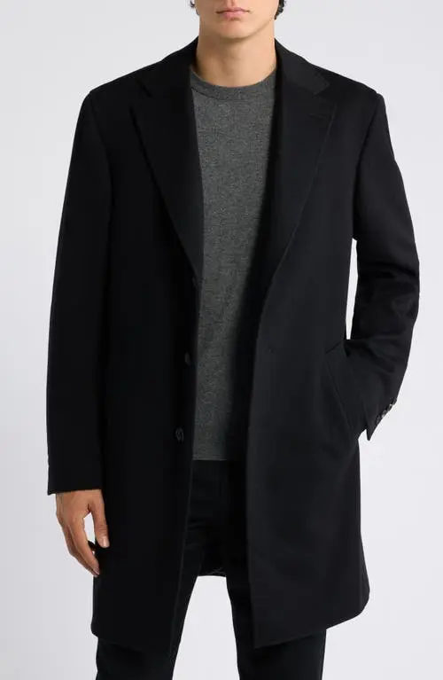 Canali Kei Trim Fit Wool & Cashmere Coat