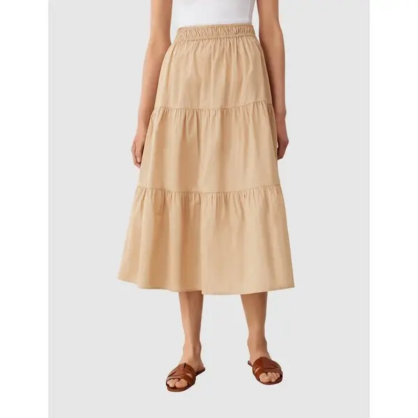 FINERY LONDON Harleen Tiered Midi Skirt