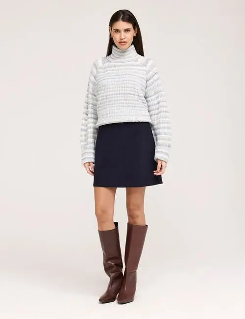 FINERY LONDON Kade Twill Mini Skirt