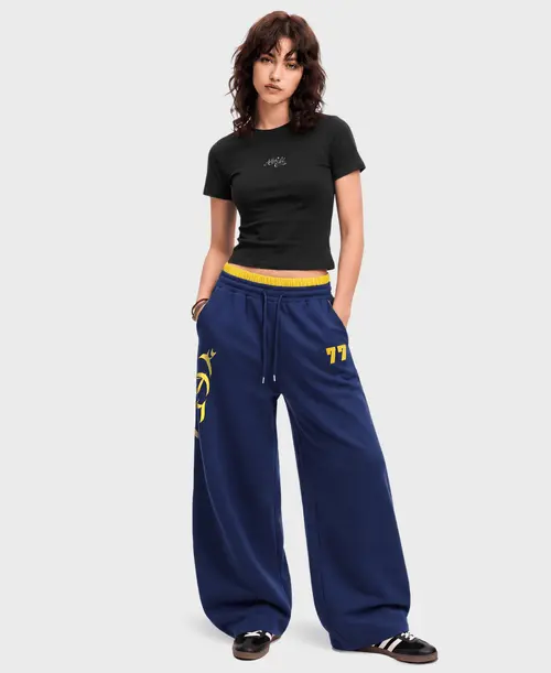 AELFRIC EDEN Varsity Graphic Baggy Sweatpants