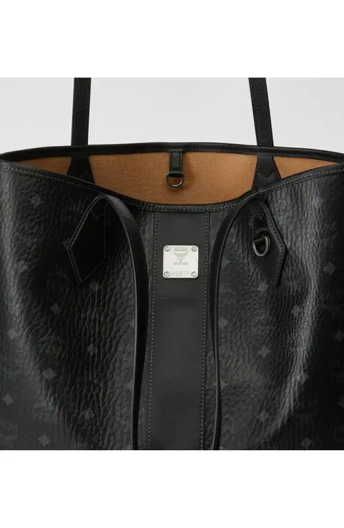 Mcm Large New Liz Shopper In Visetos