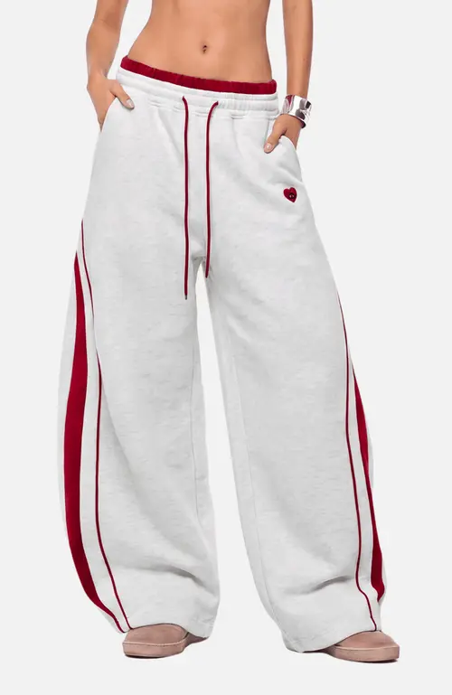 AELFRIC EDEN Contrast Panel Baggy Barrel Sweatpants