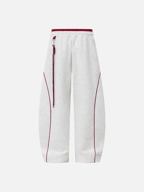 AELFRIC EDEN Contrast Panel Baggy Barrel Sweatpants