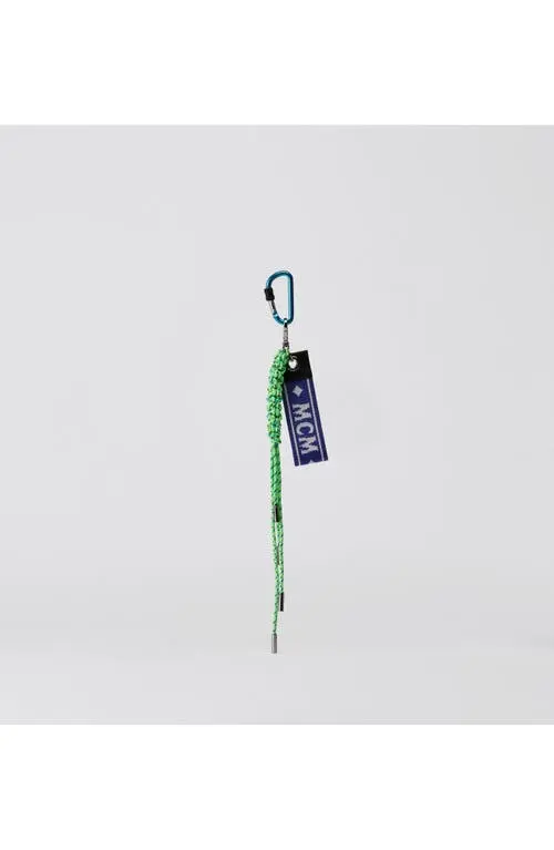 Mcm Logo Webbing Charm