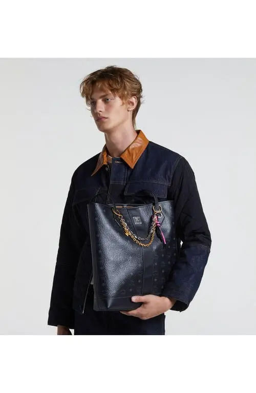Mcm Aren Chain Charm With Strap