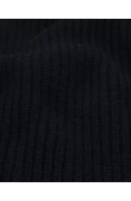 FORTELA Leone Knit Wool Turtleneck Sweater - Dark Blue