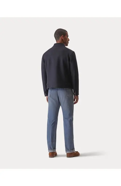 FORTELA Canyon Patch Wool Jacket - Blue