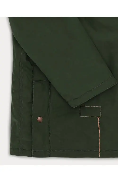 FORTELA Bristol Waxed Cotton Canvas Jacket - Dark Green