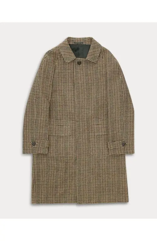 FORTELA Amedeo Single-breasted Tweed Coat