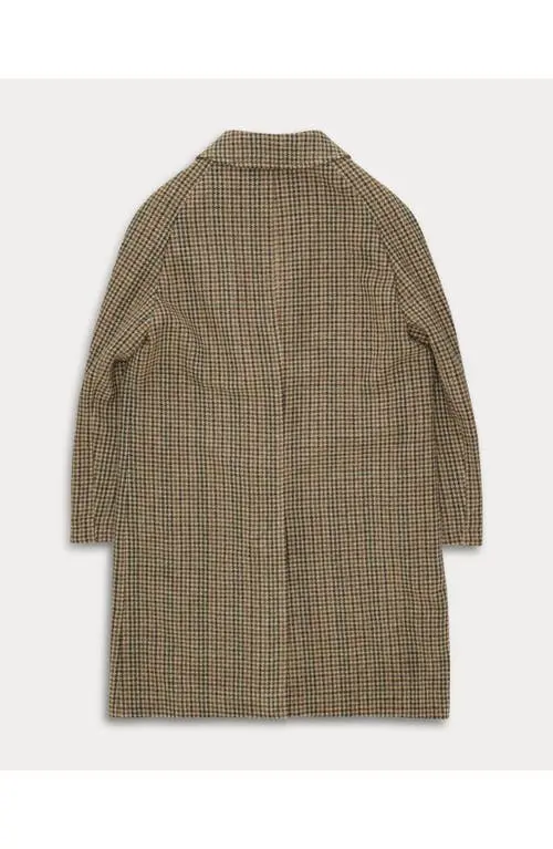 FORTELA Amedeo Single-breasted Tweed Coat