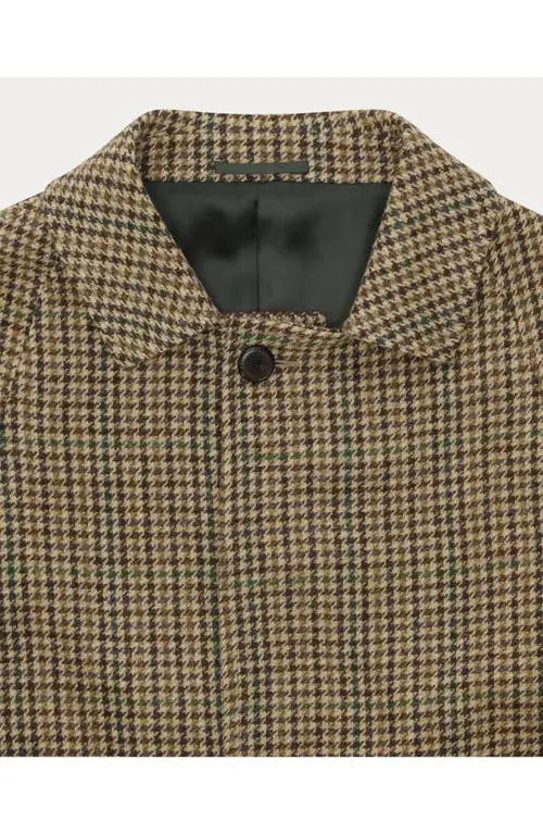 FORTELA Amedeo Single-breasted Tweed Coat