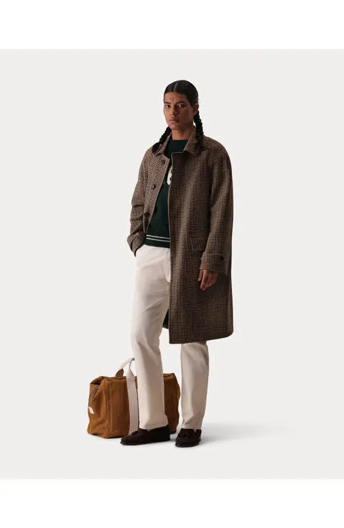 FORTELA Amedeo Single-breasted Tweed Coat