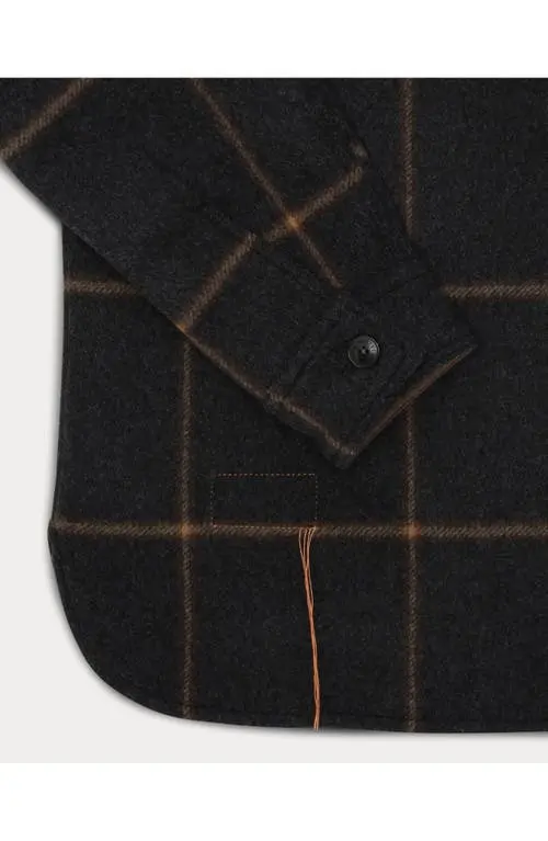 FORTELA Ringo Check Wool Overshirt