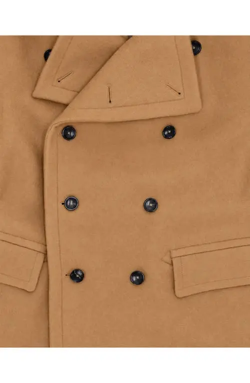 FORTELA Winston Double-breasted Pure Wool Coat