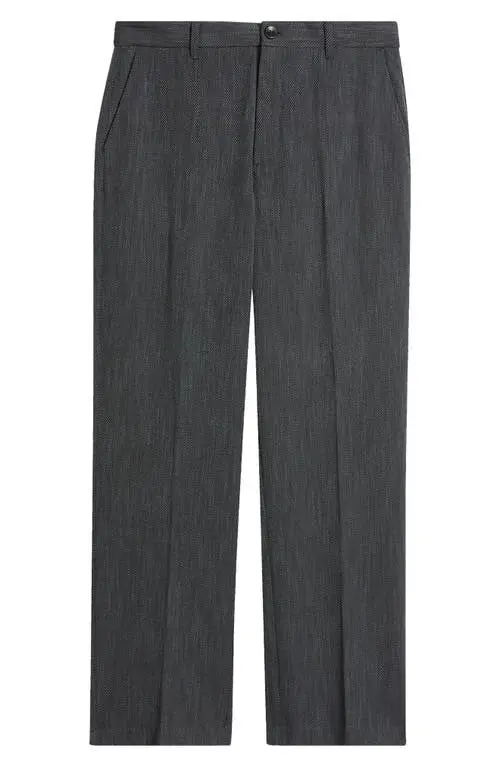 LES DEUX Herringbone Tailored Pants