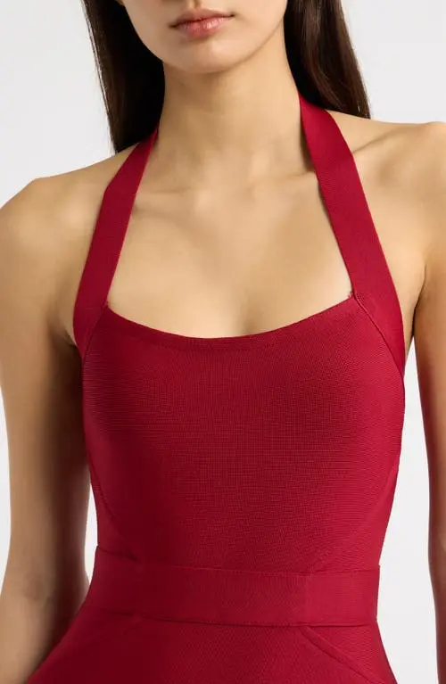 HELLO MOLLY Love In The Fast Lane Halter Neck Dress