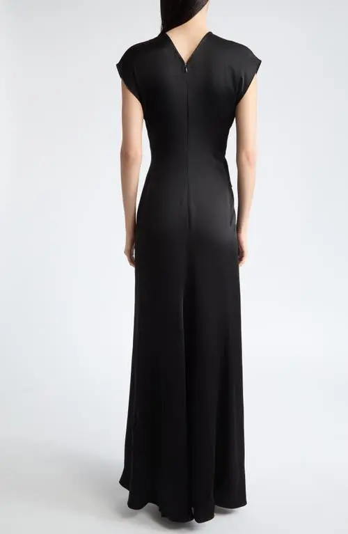 Victoria Beckham Aria Twisted Waist Gown