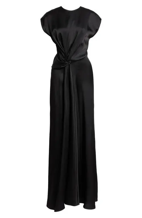 Victoria Beckham Aria Twisted Waist Gown