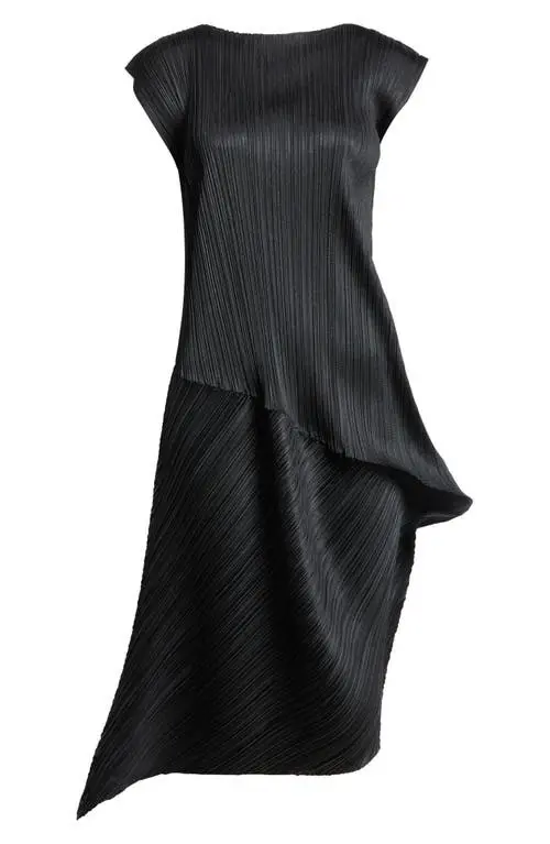Issey Miyake Leap Pleated Midi Dress