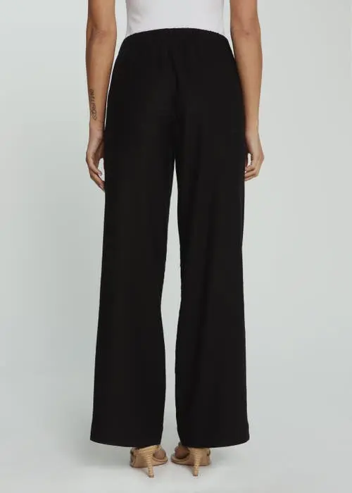 7 Diamonds Lana Linen Pant - Black