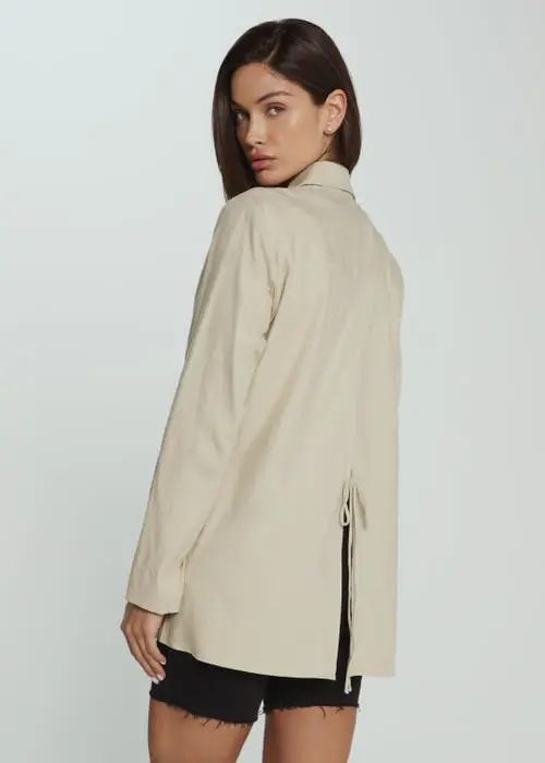 7 Diamonds Isla Linen Blazer