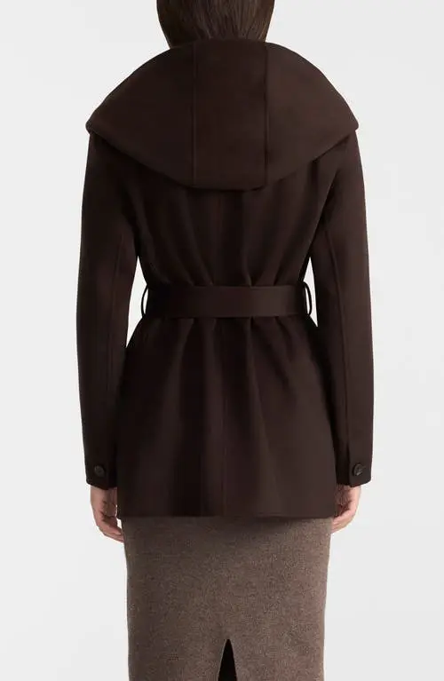 Mackage Paya-z Hooded Wool Wrap Coat
