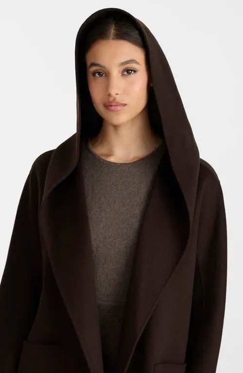 Mackage Paya-z Hooded Wool Wrap Coat