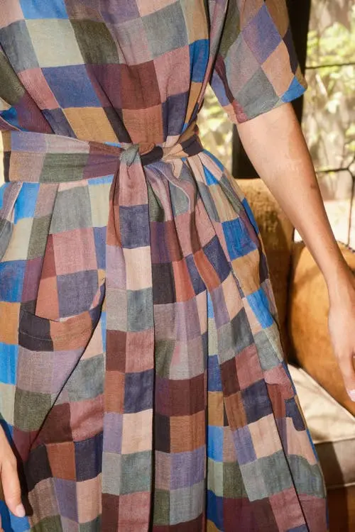 Ace & Jig Revel Belted Funnel Neck Dress - Mood
