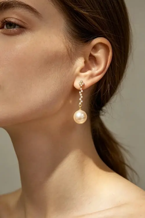 CLASSICHARMS Aura Freshwater Pearl Dangle Earrings